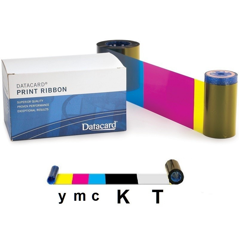 Ribbon color DATACARD 552854-530 panel corto media tarjeta ymcKT 650 ...