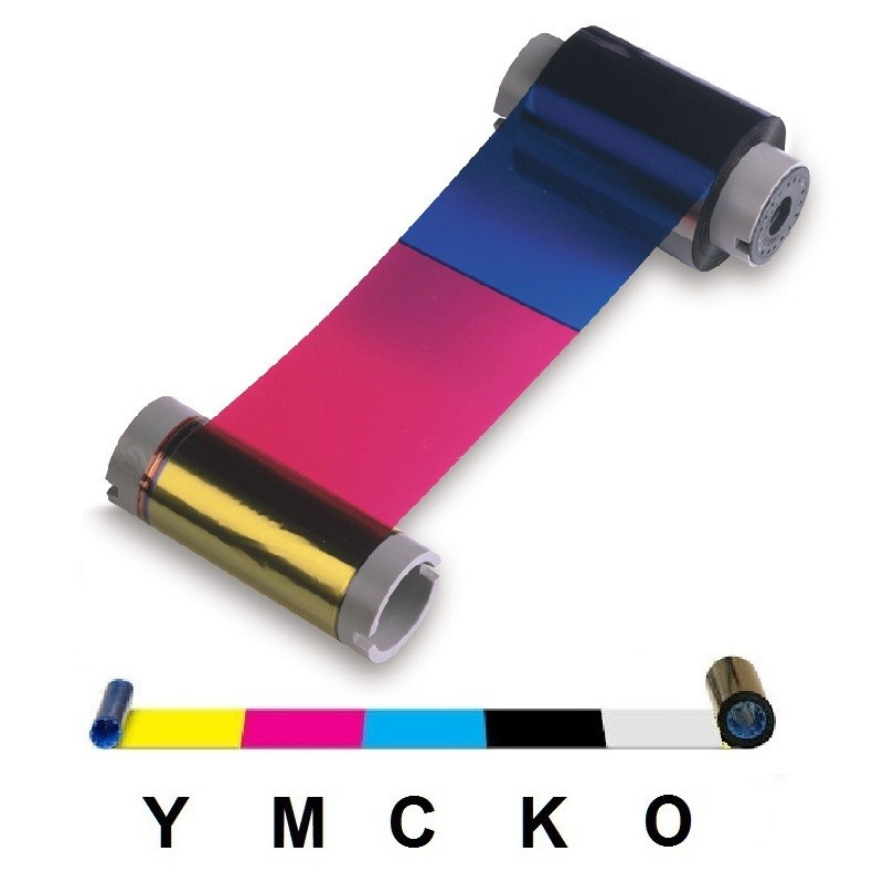 Ribbon color EVOLIS N5F008A11 5 paneles YMCKO 300 impresiones para ...