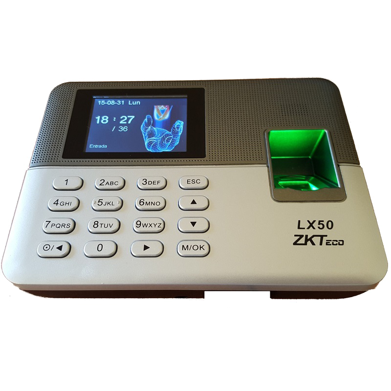 ZK LX50-P : Huella digital (500), 50,000 registros, Control de Asistencia, con info Excel, USB ...