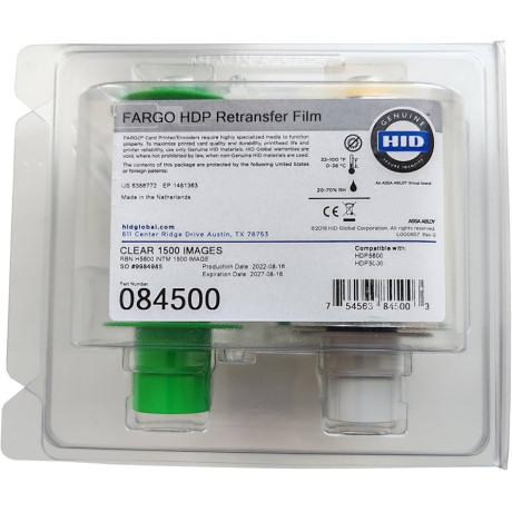 Película de retransferencia FARGO 084500, 1500 imágenes : HDP5000 ...